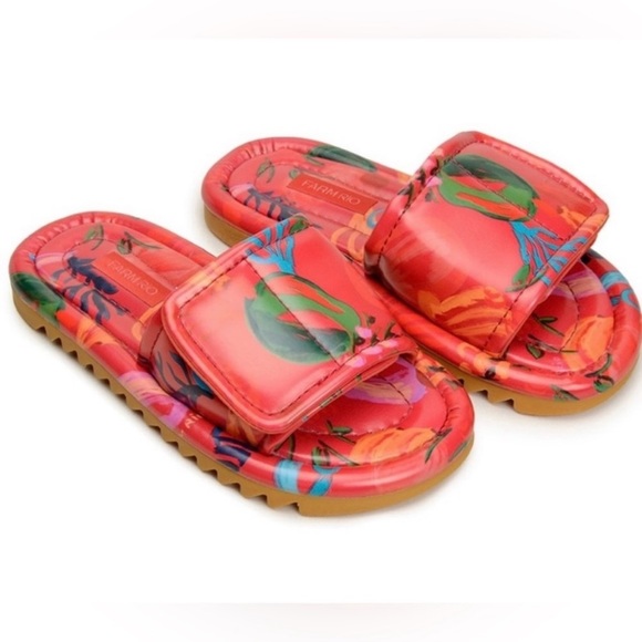 Farmacy | Shoes | Farm Rio Puffy Slides | Poshmark